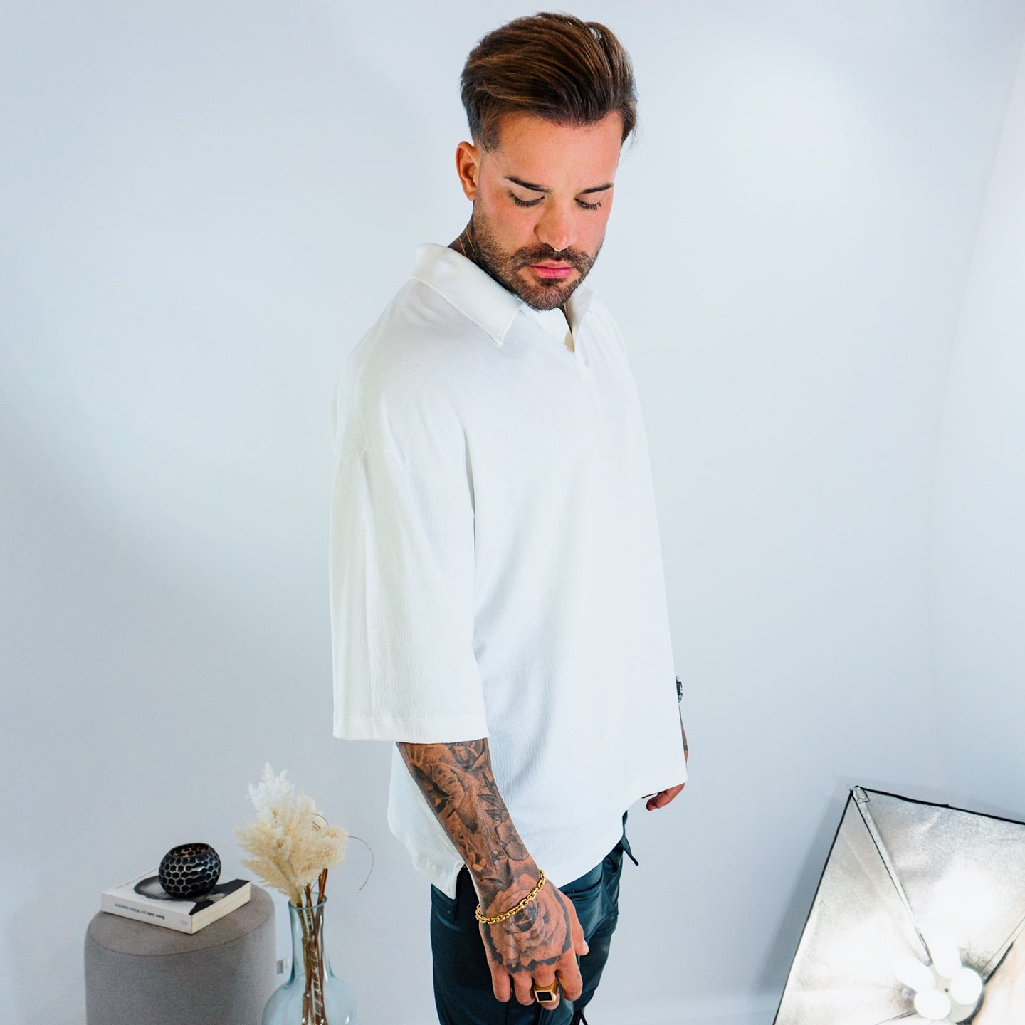 Camiseta Polo Over - Off – FAS Clothing